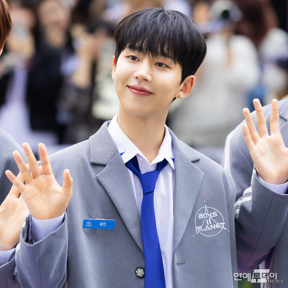 [today포토] ‘보이즈 2 플래닛’ 윤민, ‘긍정 미소’